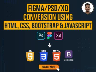 Front End Developer HTML CSS Bootstrap JavaScript Web Design Upwork