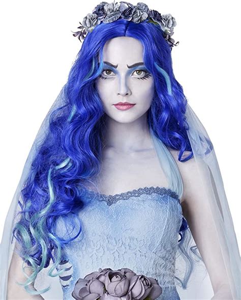 Spirit Halloween Blue Emily Corpse Bride Wig In 2022 Corpse Bride