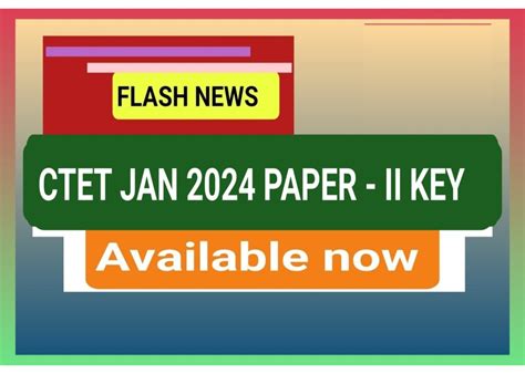 Ctet 2024 Paper 2 Key Ms Badi