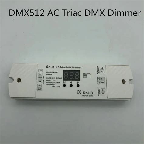 Ac100 240v Triac Dmx512 Dimmer 2 Channel Triac Dmx Dimmer Dual Channel Output Silicon Dmx 512