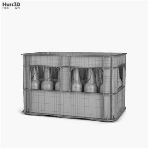 Beer Crate 3d Model Download Bottles Cans On