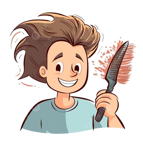 Comb My Hair Clipart