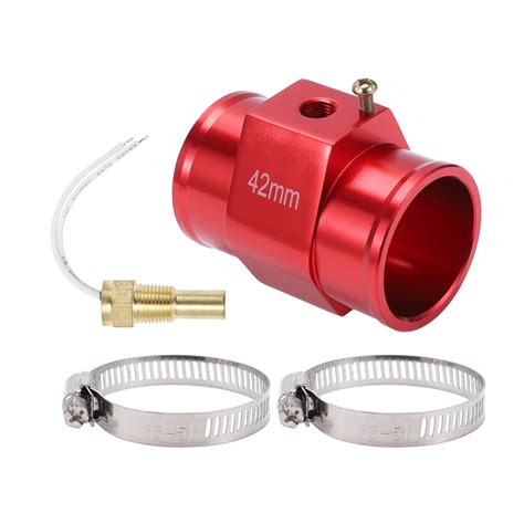Unique Bargains 12 24v Universal Water Temp Sensor Kit 1 8npt 42mm Red Adapter 150f On 135