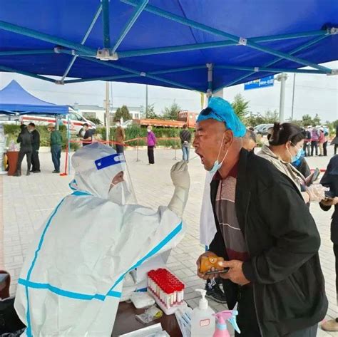 以练备“战”，阿尔巴斯苏木开展区域全员核酸检测应急演练采样疫情地区