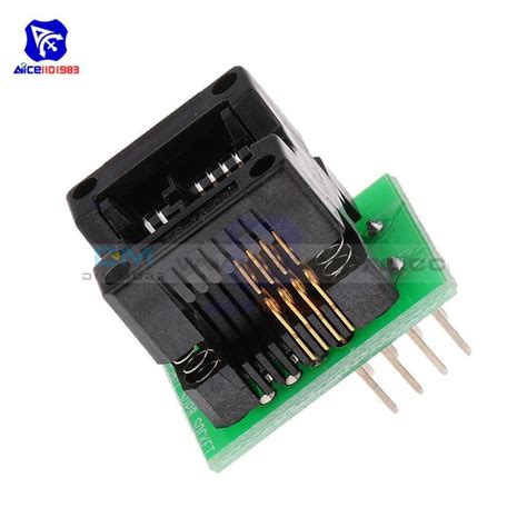 soic8 sop8 to dip8 ez programmer socket adapter sop8 150mil socket con