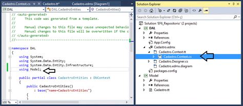 entity framework 6 isolando a camada de acesso a dados usando o