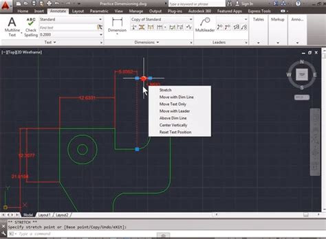 วิธีการใช้คำสั่งdimension Spacing ในโปรแกรม Autocad 2014 Graphic Cad Draiwng