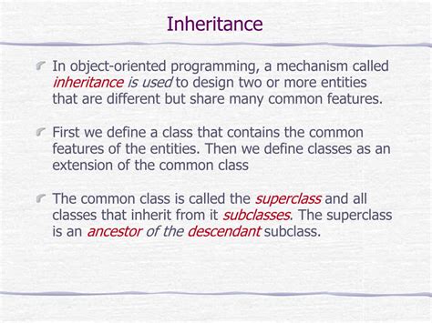 PPT - Inheritance PowerPoint Presentation, free download - ID:1715139