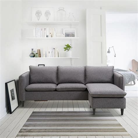 Koncept Furniture โซฟาเข้ามุมสลับด้านได้ซ้าย ขวา รุ่น Xpander สีเทาเข้ม