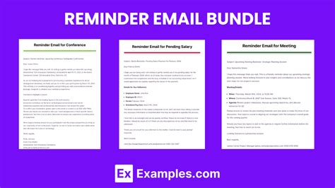 24 Reminder Email Examples To Download