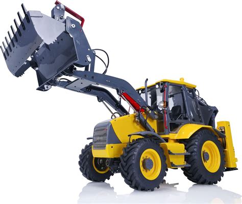 Toucan Rc Hobby Lesu 1 14 Metal Hydraulic Rc Backhoe India Ubuy