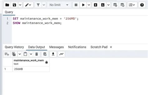 Postgresql 최대 사용 메모리 수정하는 방법
