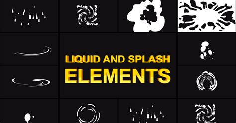 Liquid And Splash Elements Vfx Unity Asset Store