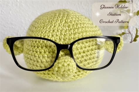 Glasses Holder Station Crochet Pattern Graphic By Mumsy Makes Crochet