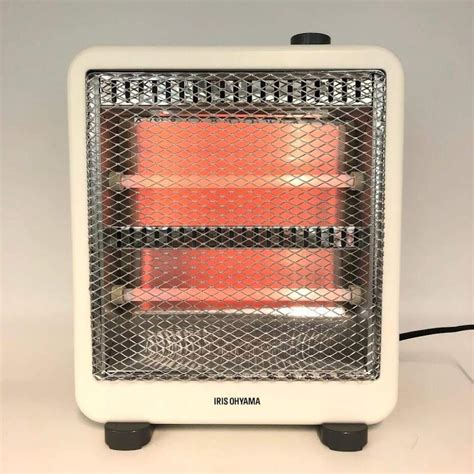 【中古】 アイリスオーヤマ 電気ストーブ Eht 800w ホワイト 強弱切替 Iris Ohyama ヒーター ストーブ 電気 暖房 白