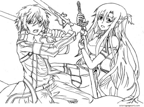 Asuna Coloring Pages Printable For Free Download