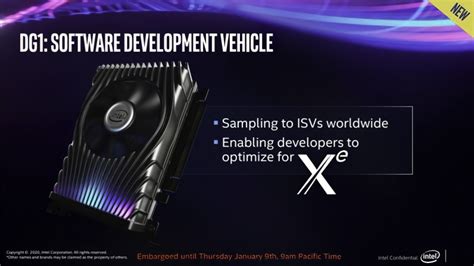 Intel Xe Dg1 Gpu Renders Leak Dg1 Is A Software Development Card Oc3d
