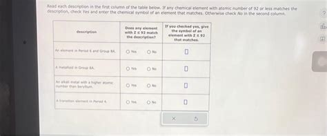 Solved Read Each Description In The First Column Of The Chegg