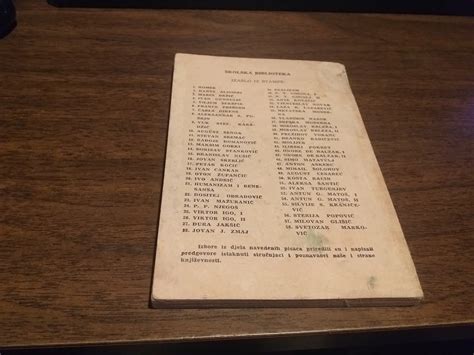 Anton Gustav MatoŠ Ii Svjetlost Sarajevo 1962