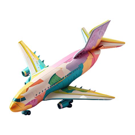 비행기 색상 입체 그림 비행기 항공기 탈것 Png 일러스트 및 이미지 에 대한 무료 다운로드 Pngtree