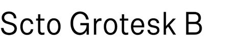 Scto Grotesk B In Use Fonts In Use