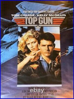Top Gun Vintage Poster Paramount 1986 Tom Cruise Movie Original Tony
