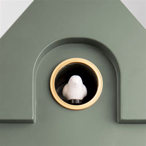 Leif Moss Green Cuckoo Clock Vaunt Design