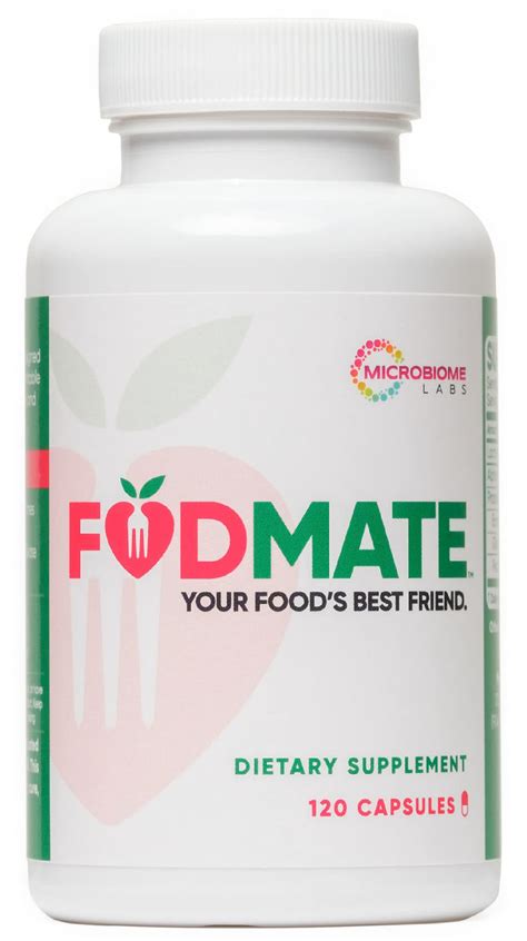Microbiome Labs Fodmate Digestive Enzymes Enzymes For Digestion Occasional Mild Bloating