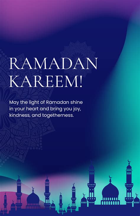 Free Minimalist Ramadan Poster Design Template To Edit Online