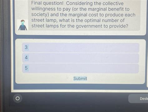 Solved Final Question Considering The Collective Chegg