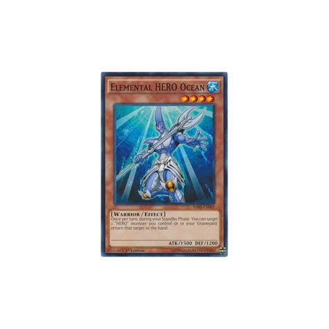 Elemental Hero Ocean Sdhs En002 Common Duelshop