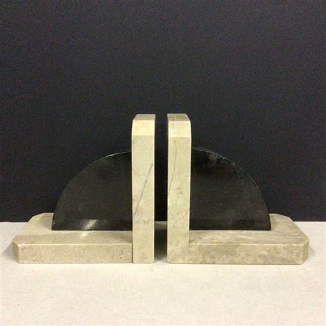Bookends 2 Modernist Marble Bookends Auction Online Catawiki