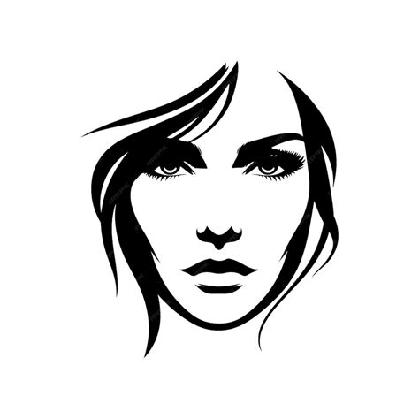 Premium Vector Woman Face Vector Woman Face Vector Silhouette