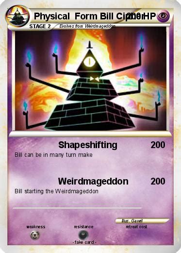 Pokémon Physical Form Bill Cipher Shapeshifting My Pokemon Card