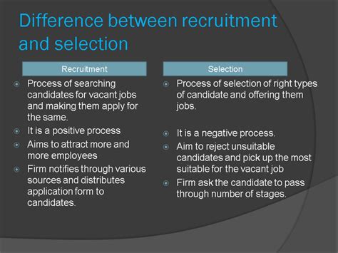 Recruitment And Selectionmeaning Of Recruitment According To Edwin