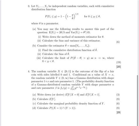 solved 3 let y1 … yn be independent random variables each