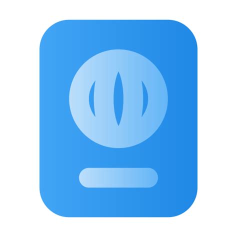 Passport Generic Flat Gradient Icon Passport Generic Flat Gradient Icon