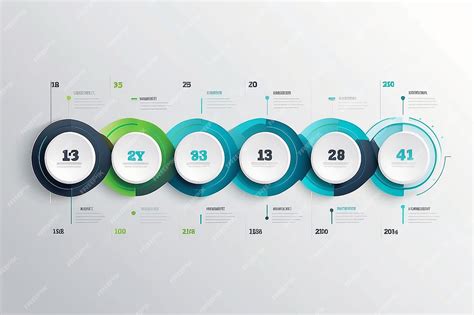Premium Photo Business Data Visualization Timeline Infographic Icons