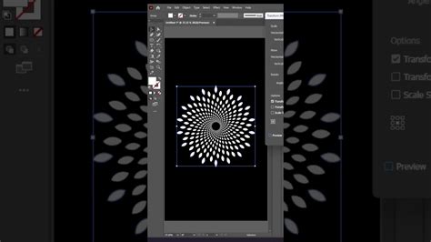 how to create simple mandala design in illustrator adobe illustrator
