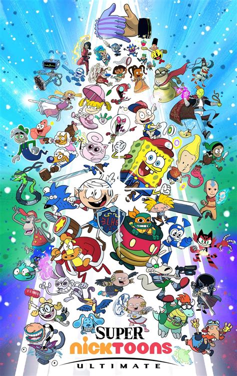 Nickalive Ultimate Nicktoons Mashup Poster 💥 Smash Bros Tournament