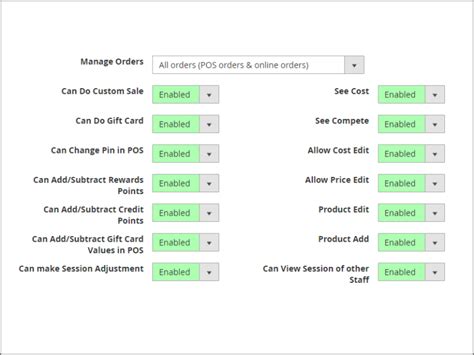 Multiple User Permissions And Roles Featurs Acid Point Of Sale