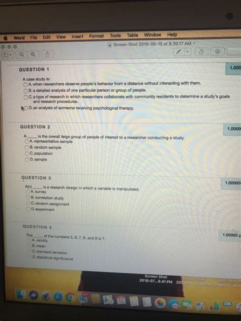 Solved Word File Edit View Insert Format Tools Table Window