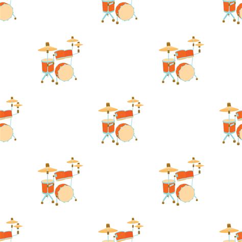 Drum Pattern Seamless Vector 15065958 Vector Art At Vecteezy