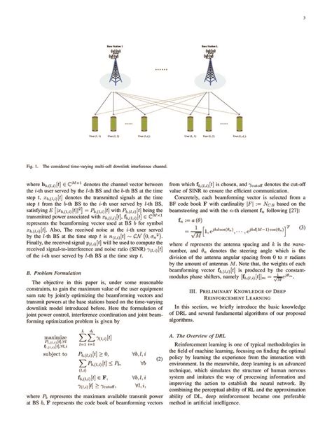 Deep Reinforcement Learning Based Dynamic Power And Beamforming Design