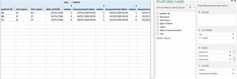 Microsoft Excel Reconstruct Columned Data With Merged Rows Super User