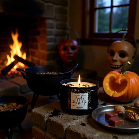 Pumpkin Bonfyre Toffee Christmas T Boxed Soy Wax Candle Posh Brats