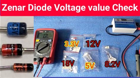 Zener Diode Voltage Value Check With Backlight Tester Zener Diode Check Hindi Youtube