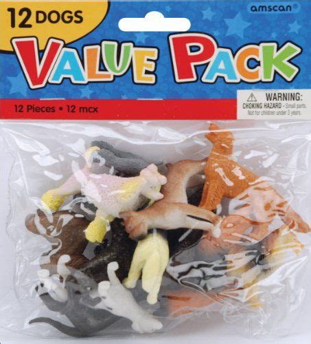Amscan International Favour Dogs Pack Of 12 Dog Party Favors Party