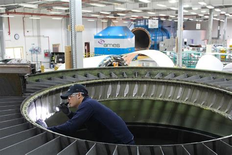 Aerostructures Middle East Services Ames Livre Son Premier Fan Stator