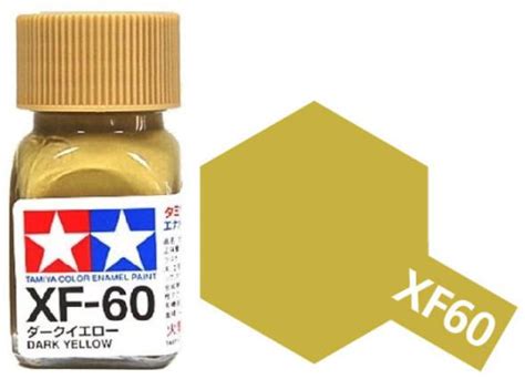 XF 60 Dark Yellow Enamel Paint XF60 Tamiya Car Model Kit